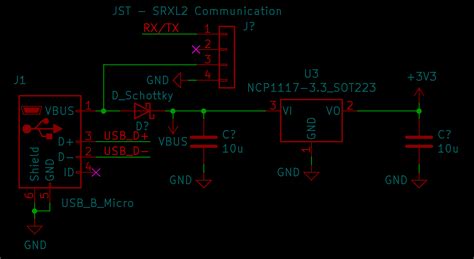 Power Schematic For Rp2040 And Serial Resistor Amount Electrical
