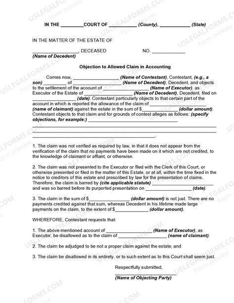 Sample Objection To Accounting For Planning Permission Us Legal Forms