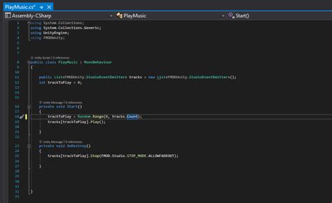 Pause Music On List Method Question Script Unity Fmod Forums