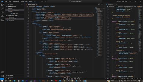 تصميم وتطوير صفحة ويب بـ Html Css متوافقة مع جميع الأجهزة خمسات