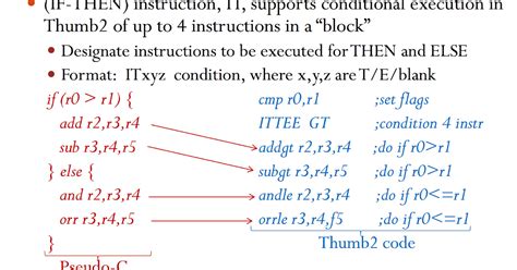 Arm 教材 Cortex M 1 Instruction Set Architecture