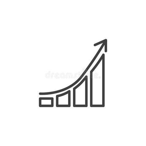 Diagram Graph Chart Line Icon Stock Vector Illustration Of Pictogram Perfect 163837723