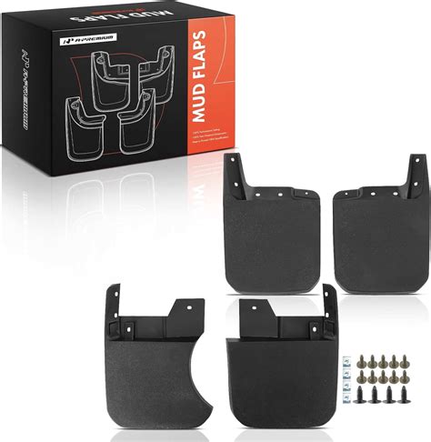 A Premium Set Of 4pcs Front And Rear Mud Flaps Splash Guards Mudflaps