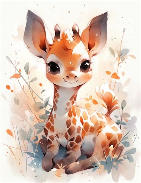 Ai가 그린 귀여운 기린 유머움짤이슈 에펨코리아