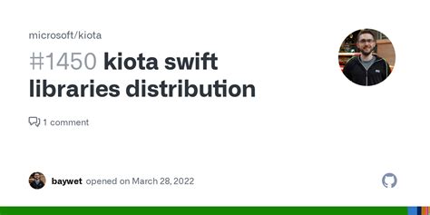 kiota swift libraries distribution · issue 1450 · microsoft kiota · github