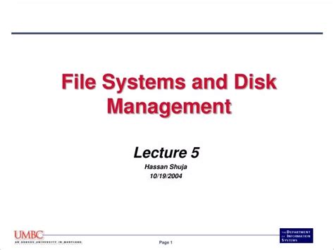 Ppt File Systems And Disk Management Powerpoint Presentation Free