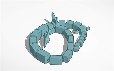 3d Design Articuladed Shark Serpent Tinkercad