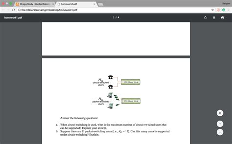 Solved C Chegg Study Guided Solutior X Homework Pdf Chegg Com