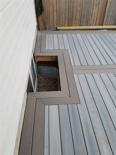 Deck Around Window Well How To Build A Deck Around A Basement Window