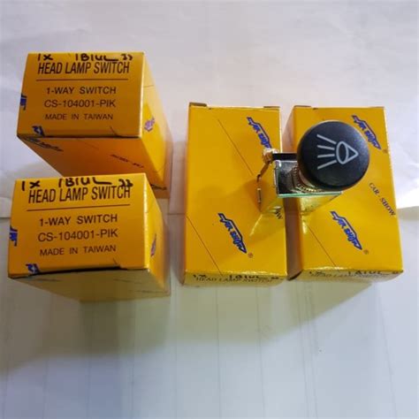 Jual Saklar Lampu Switch Saklar Lampu Mobil Universal 1x Tarik Car Show Jakarta Selatan