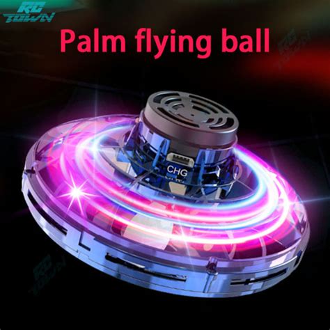 Mini Drone Led Ufo Type Flying Helicopter Spinner Fingertip Flight Gyro Drone Aircraft Toy