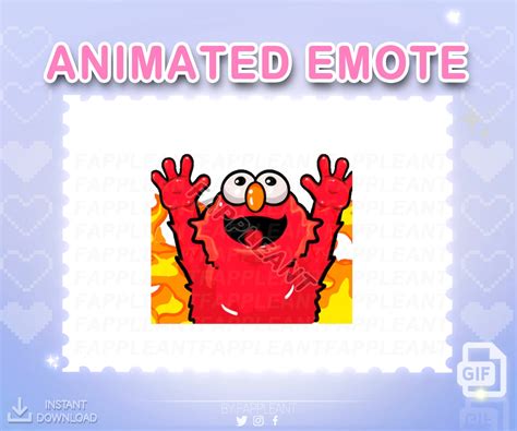 Animated Hellmo Emote Hellmo Fire Emoji For Twitch Discord Streaming Etsy