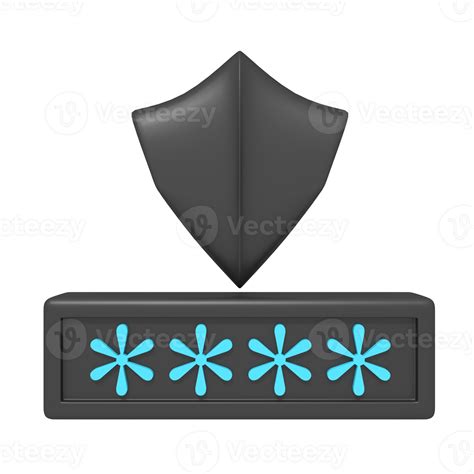 Open Security Shield With Password PNG