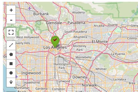 How To Show The Marker For Leafmap Searching Opengeos Leafmap Discussion GitHub