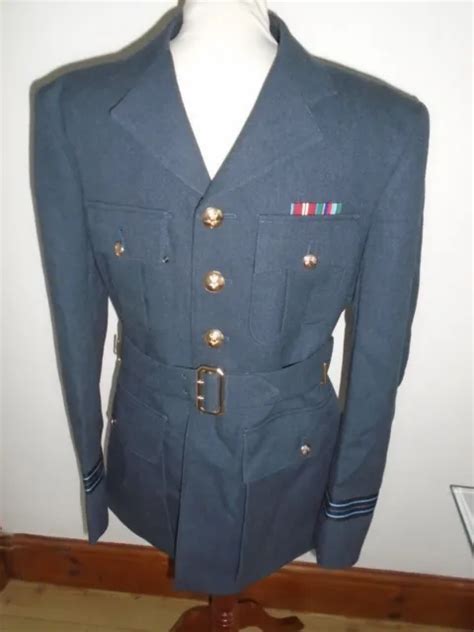 Raf Mens Officers Uniform Chest 96cm Jacket And Trousers Raf Issue £125
