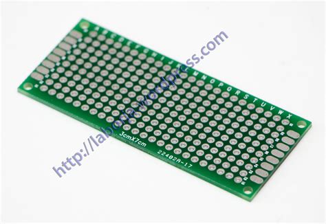 Double Side Copper Prototype PCB Borja Home Page