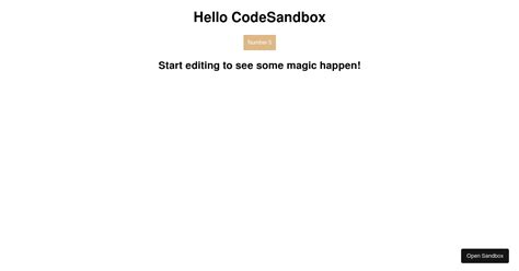 React Ts Codesandbox