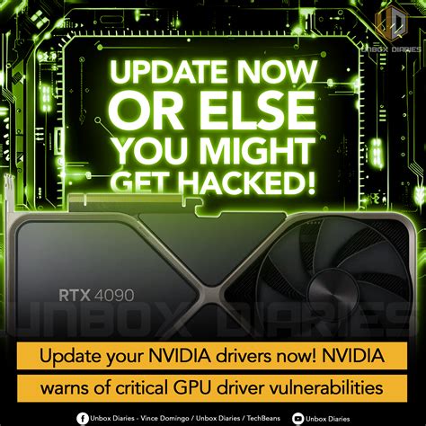 Update Your Nvidia Drivers Now Nvidia Warns Of Critical Gpu Driver