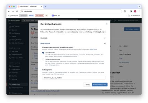 Serve A Model From Databricks Marketplace — Databricks Devrel Example