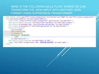 Transform Json To Json PPT