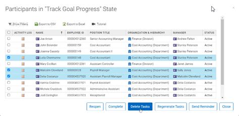 How To Regenerate Delete Performance Workflow Tasks Peoplefluent