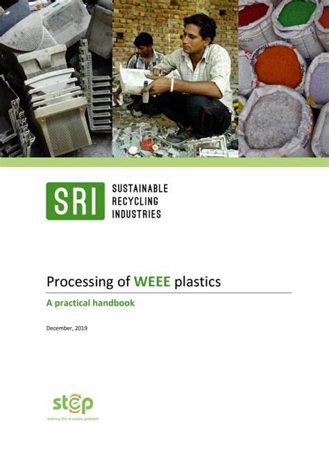 Processing Of Weee Plastics A Practical Handbook World Resources Forum