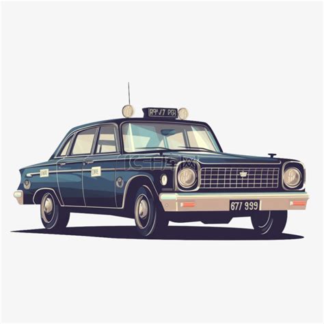 手绘插画风免抠元素警车素材图片免费下载 千库网