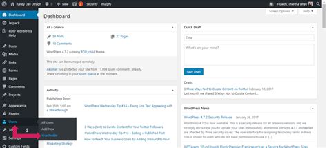 Resetting Your Wordpress Password