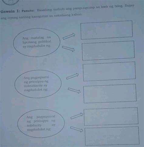 Gawain Panuto Basahing Mabuti Ang StudyX