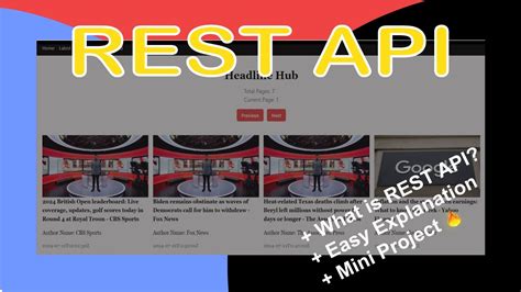 How To Fetch Data Using REST API In React Web Development React Js Tailwind CSS YouTube