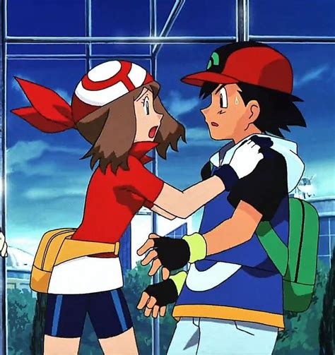Ash And May Ash And May Pokemon Movies Pokemon Advanced