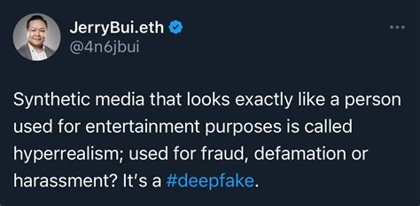 Jerry Bui Sur Linkedin Deepfake Web3 Metaverse