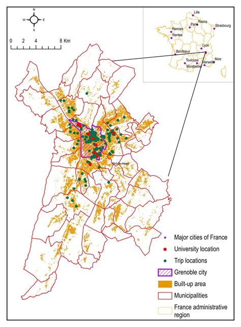 Grenoble Map