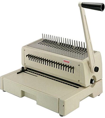 210pb Manual Comb Binding Machine 20 Sheets Max Punch Capacity 425 Sheets Max Bind Capacity