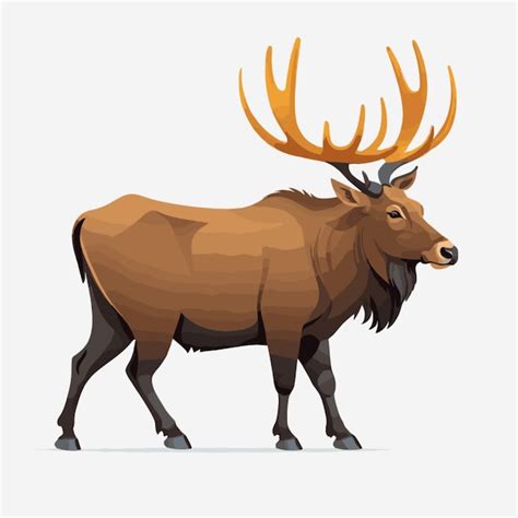 Premium Vector Moose Vector