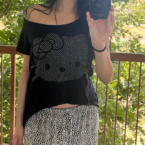 Super Cute Hello Kitty Bedazzled Top Labeled A Size Depop