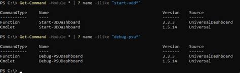 Error When Installing Universaldashboard Powershell Universal