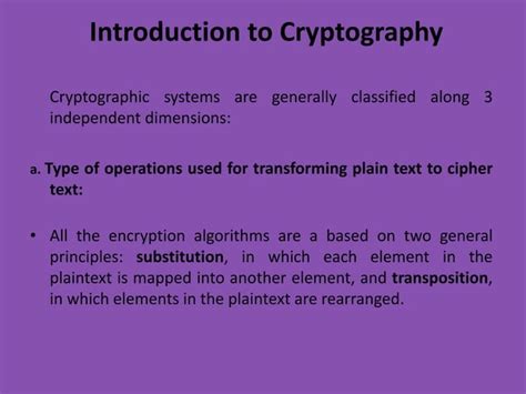 Cryptography Ppt
