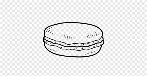 마카롱 마카롱 와플 우유 색칠하기 책 음식 색칠 화이트 식품 Png Pngegg