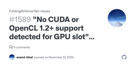 No Cuda Or Opencl 12 Support Detected For Gpu Slot For Amd Gpus · Issue 1589