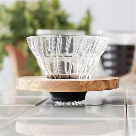 하리오 V60 글라스 드리퍼 01 올리브 우드vdg 01 Ov 감도 깊은 취향 셀렉트샵 29cm