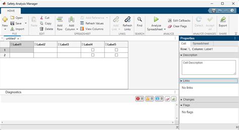 Safety Analysis Manager Create And Edit Documents For Safety Analyses Matlab