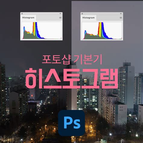 히스토그램 보는 법 및 활용하는 방법 그리고 Rgb 포토샵 강좌