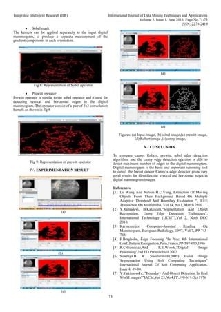 Breast Tissue Identification In Digital Mammogram Using Edge Detection Techniques Pdf
