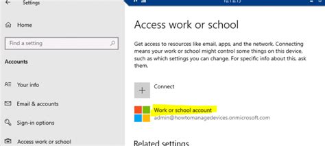 Intune Company Portal Setup For Personal Windows 10 Device Intune Enrollment Options Device