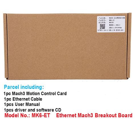 Mk6 Et Mach3 6 Axis Cnc Controller Board Ethernet Motion Card Cnc Breakout Board Of High Quality