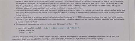 Solved Monte Carlo Transport Project Simulate Electron