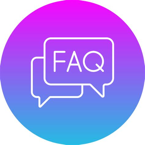FAQ Free Interface Icons
