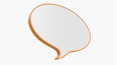 3d Model Speech Bubble Dialogue Delivery Ver2 Turbosquid 1913924