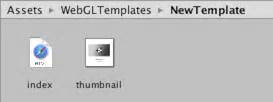 Unity Manual Using WebGL Templates